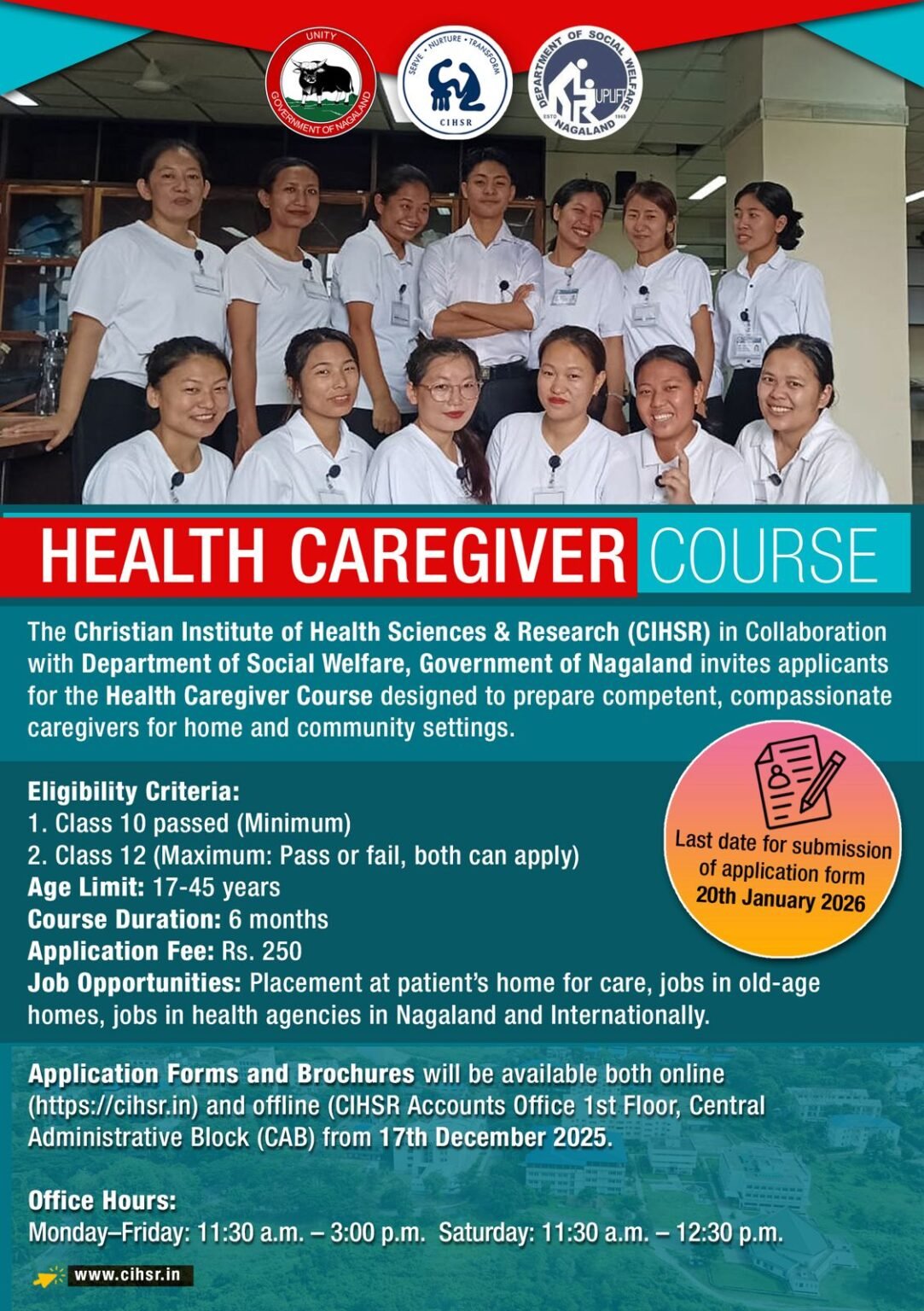 Health CareGiver Course – CIHSR